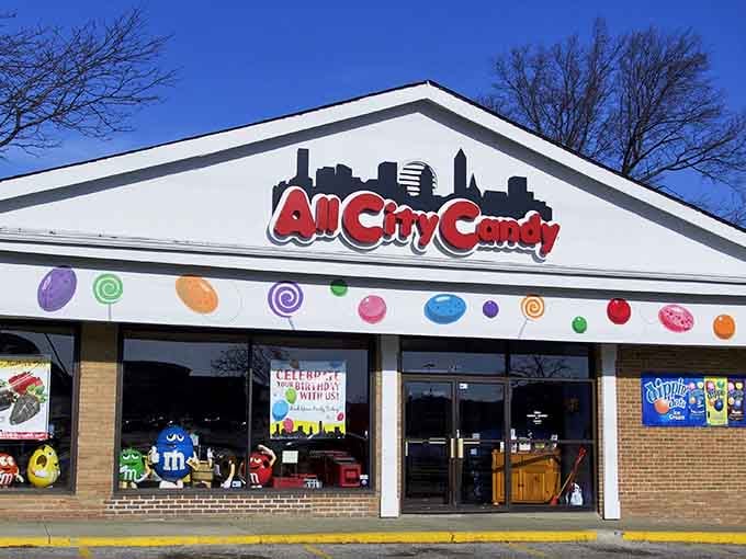 That Cleveland skyline silhouette on the sign isn't just decoration, it's a promise of sweet hometown pride inside.