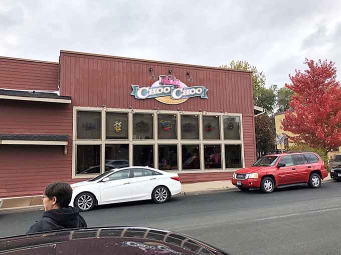 That cheerful sign beckons like a beacon of delicious possibilities in small-town Minnesota.