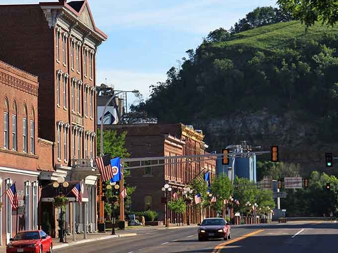Downtown Red Wing's charming storefronts prove that authentic Main Street America still exists and thrives beautifully.
