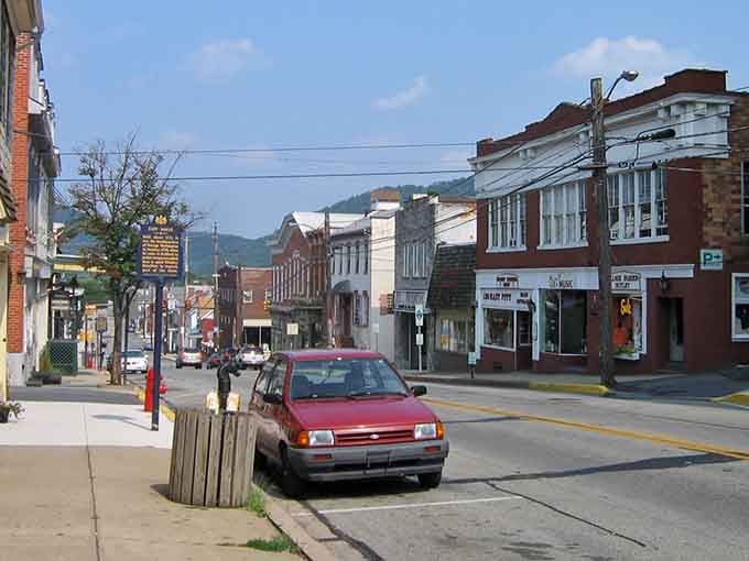 Wide streets and classic storefronts remind you that some places still value character over chains.