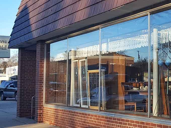 Behind those big windows lies a world where the past isn't forgotten, just waiting for someone to take it home.
