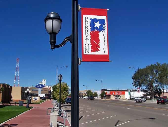 Local pride on display where community spirit isn't just a slogan on a welcome sign.