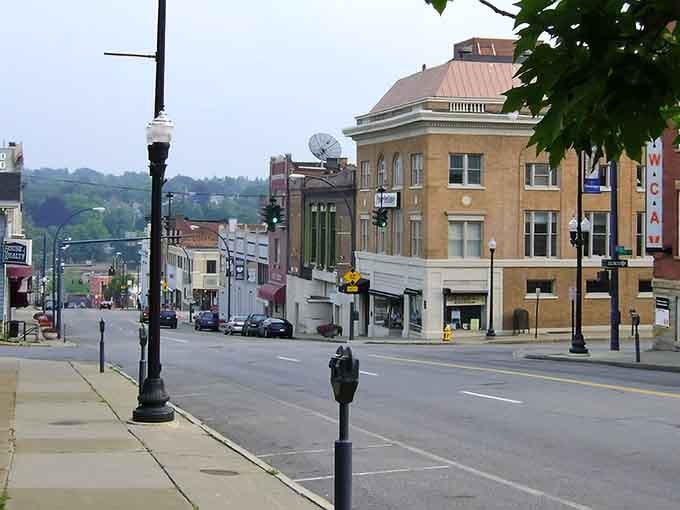 Third Street's historic architecture proves that buildings used to have personality before everything became a glass box.