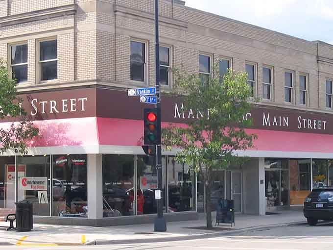 Main Street Manitowoc keeps it real with local businesses that haven't been replaced by another Starbucks yet.