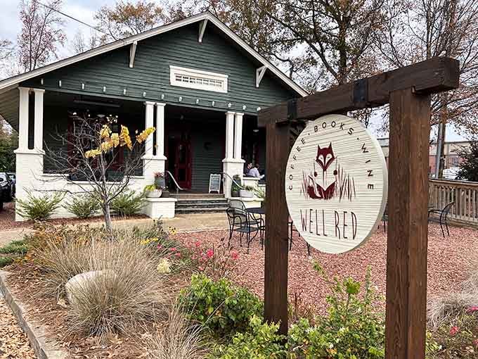 This charming bungalow houses Auburn's most brilliant idea: combining literature with libations in one welcoming space.