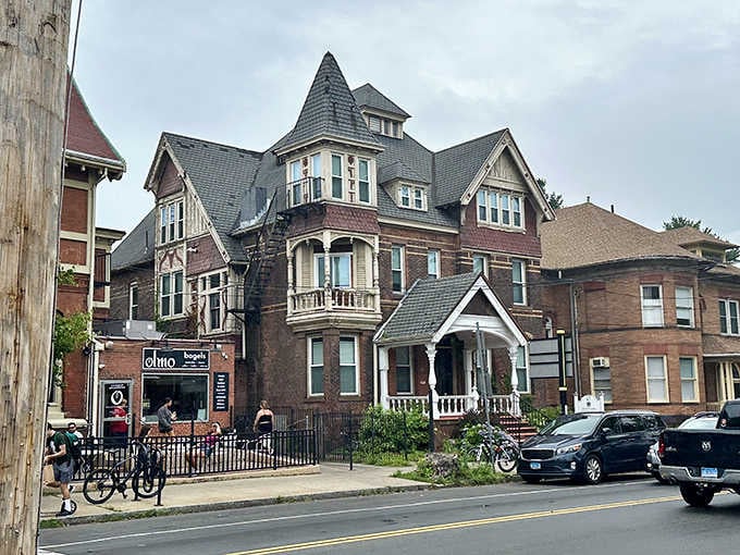 Victorian architecture that makes you wonder if you've accidentally time-traveled to a more elegant era.