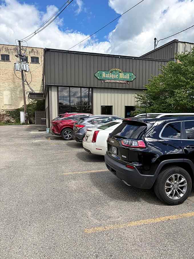 That full parking lot tells you everything you need to know about what's waiting inside this unassuming building.
