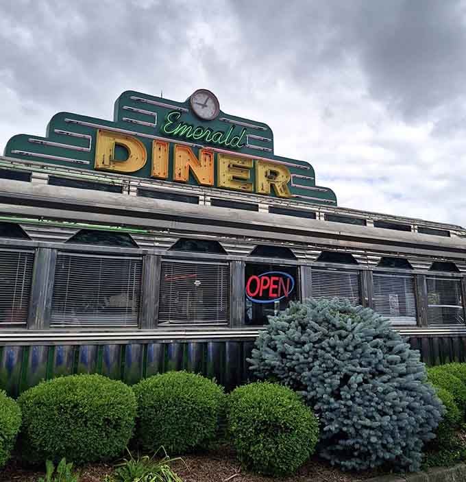 That gleaming emerald and chrome exterior isn't just eye candy&mdash;it's a beacon calling you home to breakfast.