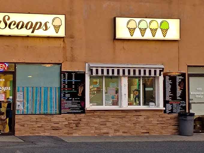 The cheerful storefront that's about to change your entire understanding of what ice cream can be.