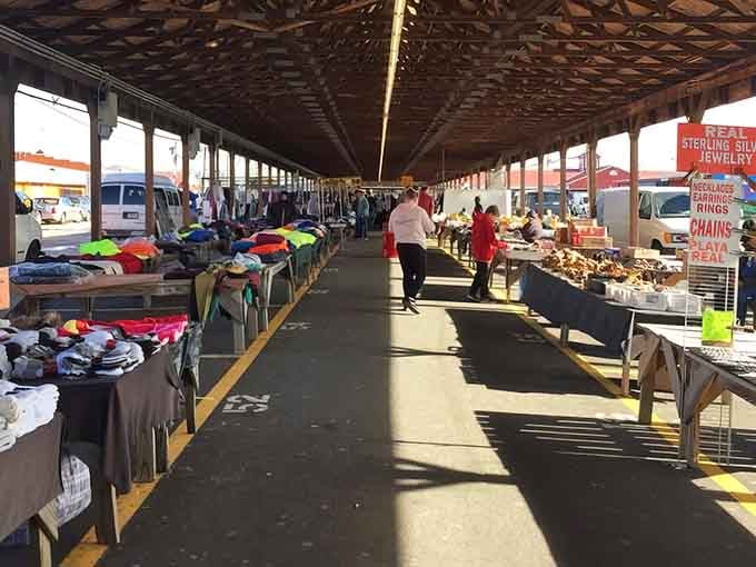 Sunlight streams through the covered walkways, illuminating a shopper's paradise that stretches farther than your weekend plans anticipated.