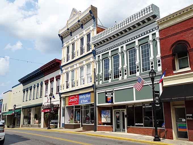 Downtown Bedford looks like someone took a Norman Rockwell painting and made it three-dimensional and walkable.