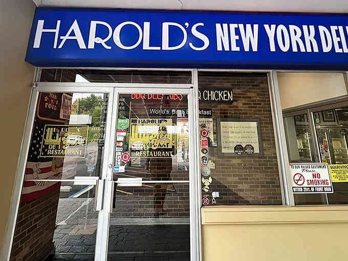 That blue sign isn't just marking a deli, it's marking the entrance to sandwich nirvana in Edison.