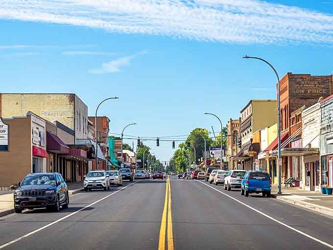Wide-open streets and mountain views that make Seattle's skyline seem almost claustrophobic by comparison.