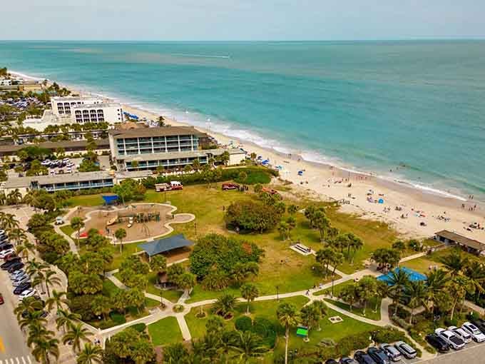 Miles of pristine coastline where the biggest crowd you'll encounter is a flock of seagulls debating breakfast plans.