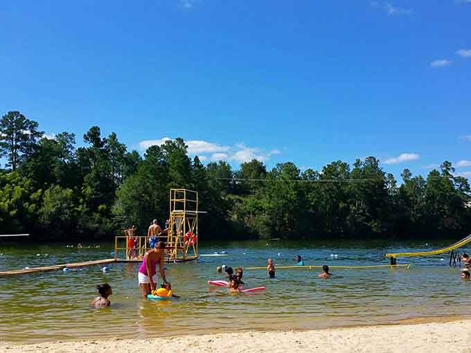 Clear skies, calm waters, and floating fun as far as the eye can see, basically summer's greatest hits album.