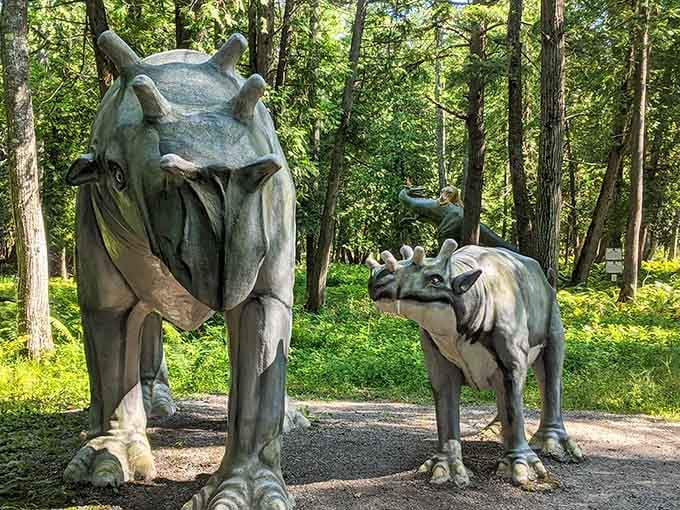 These prehistoric pals have been waiting millions of years for your visit to Dinosaur Gardens in Ossineke.