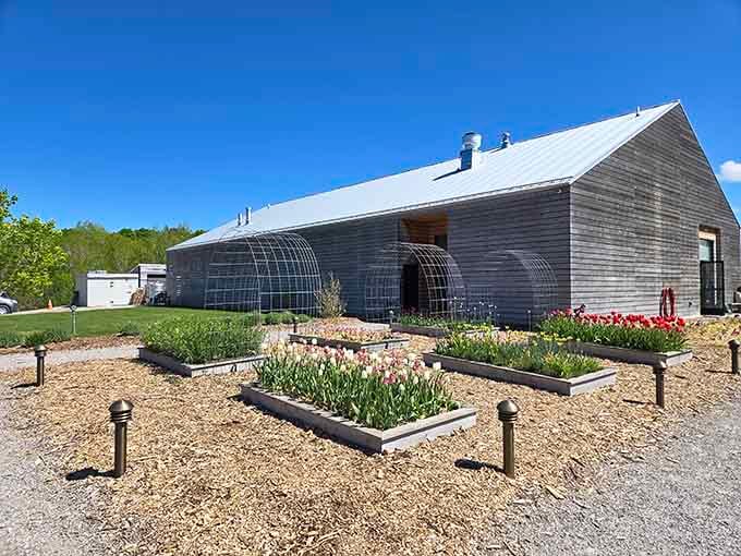 Farm Club's striking exterior proves that agricultural chic is absolutely a thing, and it looks fantastic in Traverse City.