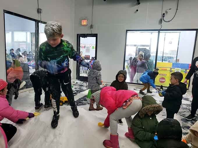 Snow falling indoors while it's blazing hot outside? Texas just broke the rules of nature, and we're here for it.