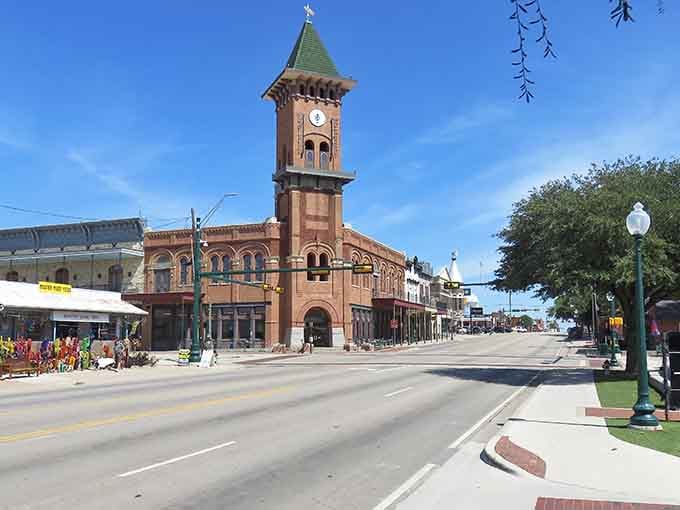 Main Street looks like someone raided every charming small-town movie set and assembled the greatest hits right here.