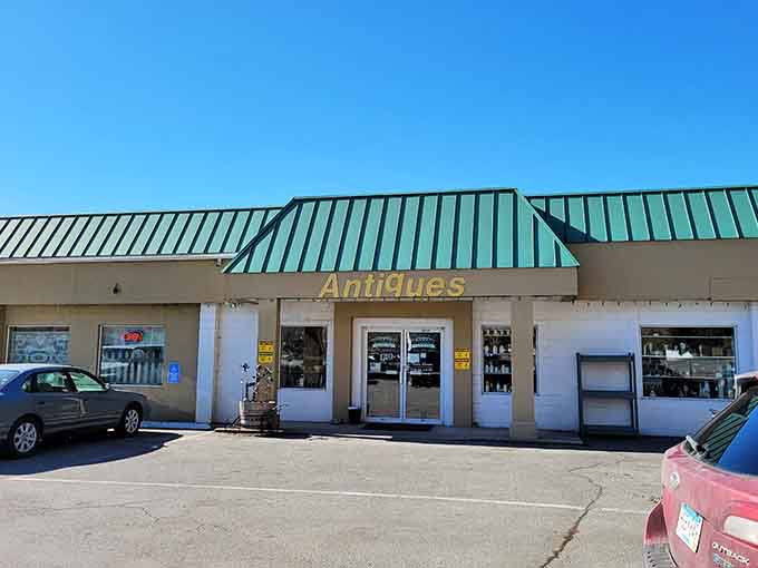 That distinctive green metal roof signals you've arrived at treasure hunting headquarters in downtown Cashmere.