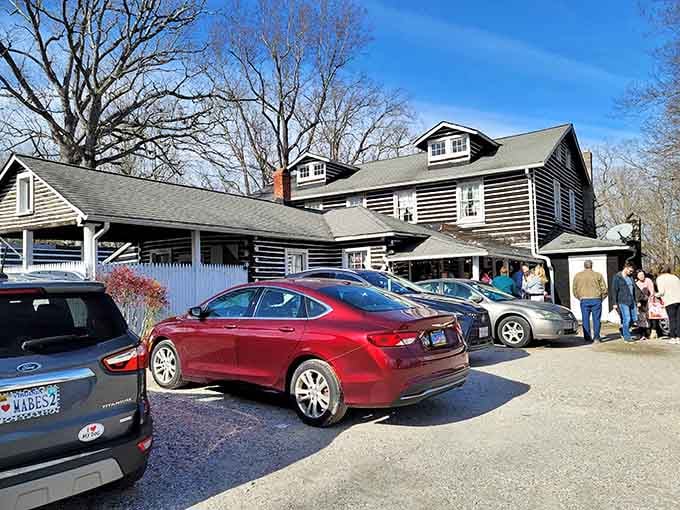 When the parking lot looks like this, you know you've found something special worth the drive.