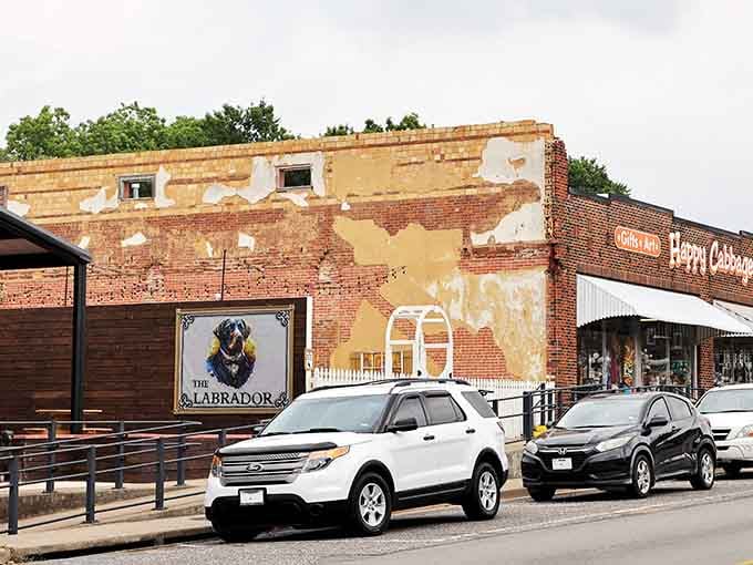 Weathered brick and faded paint tell better stories than any history book, proving beauty improves with age.