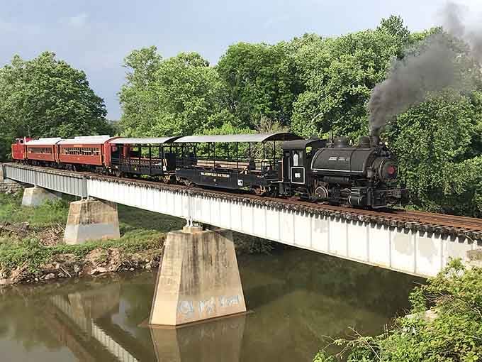 Crossing bridges on a vintage steam train beats sitting in highway traffic every single time, guaranteed.