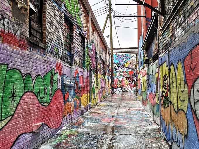Every surface becomes a canvas when a city decides to embrace its creative soul with open arms.