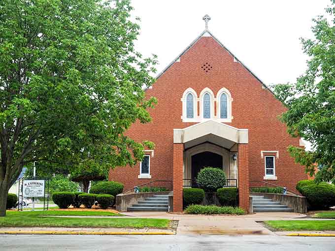 St. Catherine's Catholic Church stands as a beautiful testament to communities built on faith and lasting foundations.