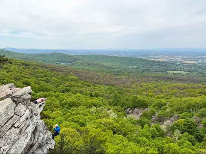 This rocky perch offers views that make the climb worthwhile, proving gravity works both ways beautifully.