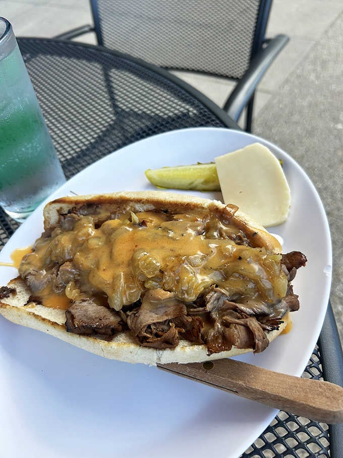 The Philly cheesesteak gets the Baumgartner's treatment: generous portions and quality ingredients that deliver every time.