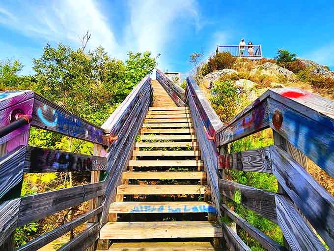 Every step up these vibrant stairs brings you closer to understanding why people keep coming back.