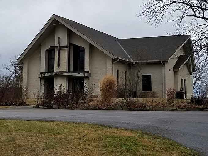 This church's modern design suggests even traditional institutions can embrace contemporary style with grace and confidence.
