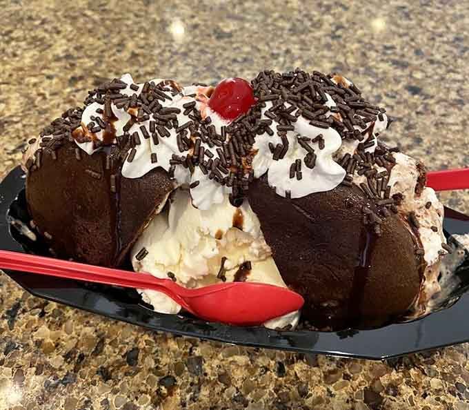 They took a whoopie pie and turned it into a sundae because sometimes good ideas deserve to be great.