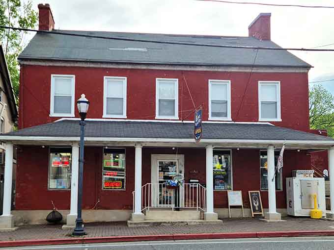 The deep red exterior stands proud on Main Street, housing treasures and treats that keep locals coming back generation after generation.