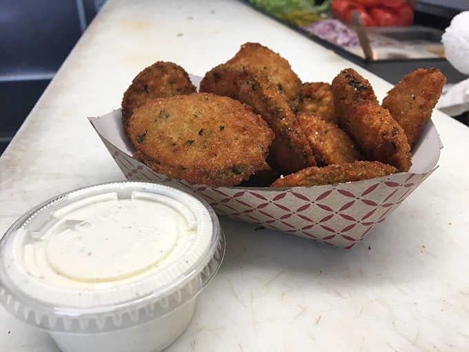Golden-fried and seasoned to perfection, these aren't your garden variety vegetables anymore, and that's perfectly fine with everyone.