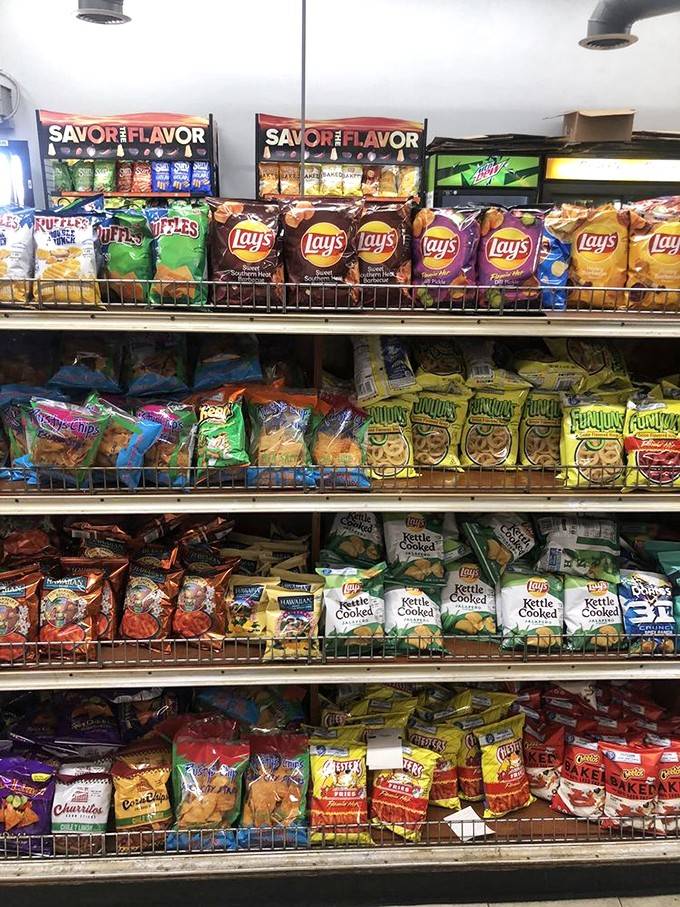 Chip aisles stocked with every crunchy companion your sandwich could possibly want for the perfect pairing.