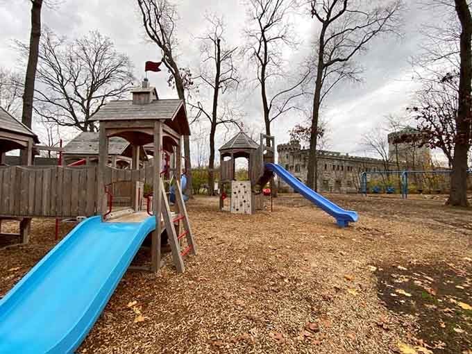 Even medieval castles need playgrounds&mdash;because knights-in-training have to start somewhere, right?