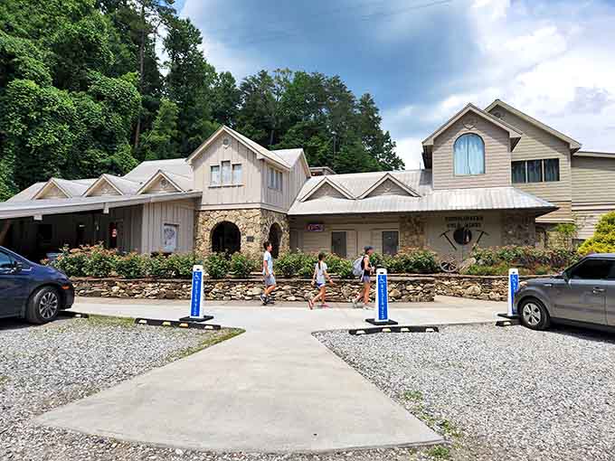 The visitor center welcomes you to an adventure that's equal parts history lesson and treasure hunt.