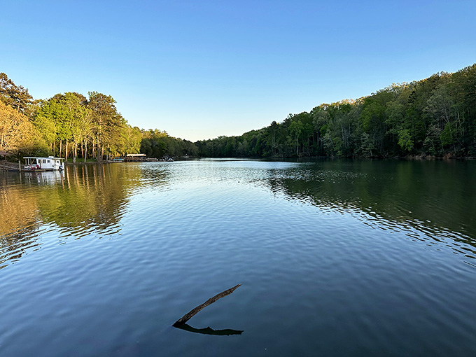 Golden hour on Lake Norman: proof that some views are worth leaving the couch for.