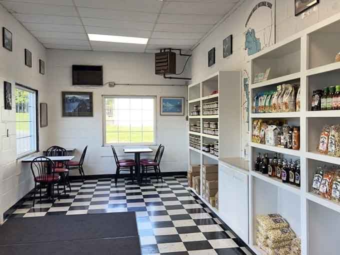 The interior offers plenty of seating where you can contemplate your ice cream choices and life decisions simultaneously.