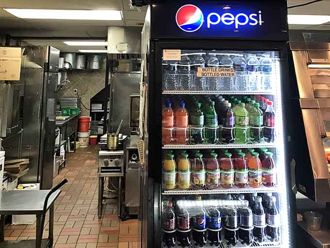 A well-stocked beverage cooler ensures your drink selection matches the quality of your meal perfectly.