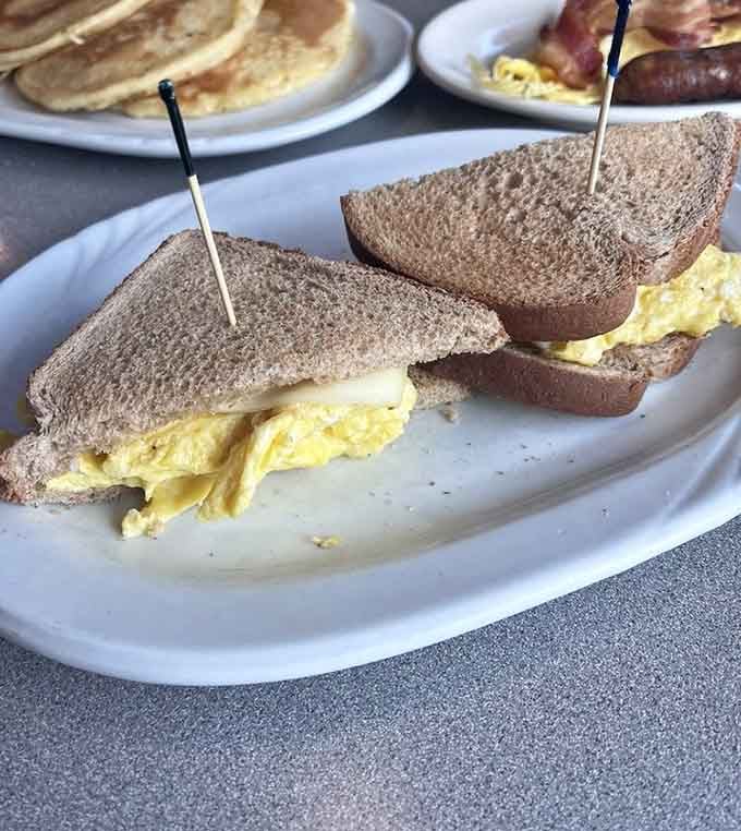 Simple breakfast sandwiches done right prove that sometimes the classics need no improvement or fancy twists.