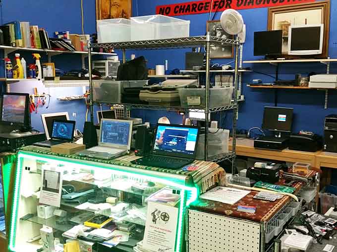 Old computers and electronics remind us when technology was simpler and fixing things with a good whack actually worked.