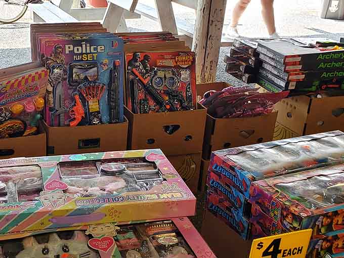 Vintage toy sets that'll transport you straight back to childhood, when plastic police badges solved all crimes.