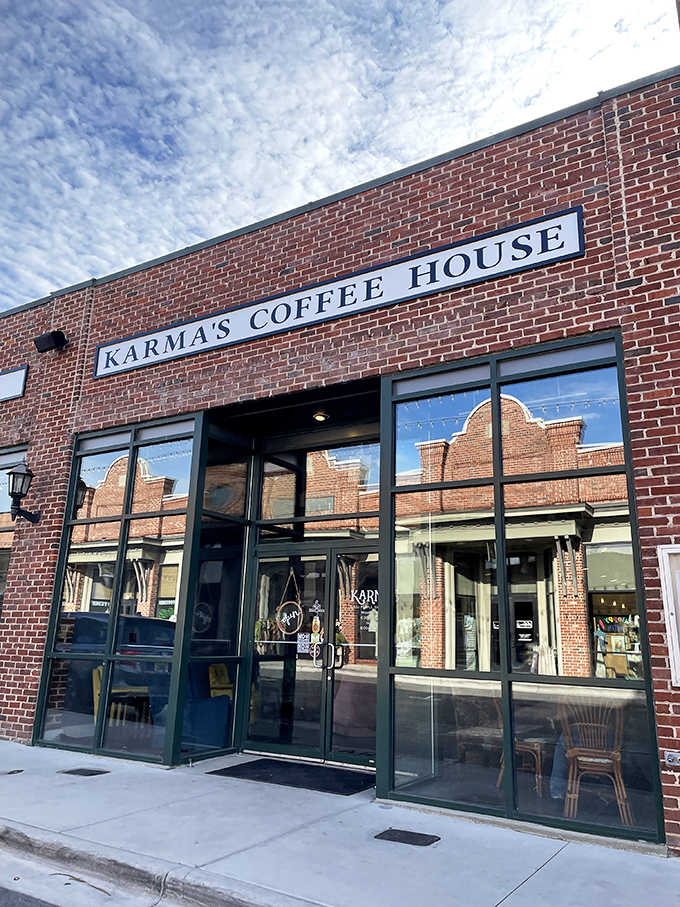 Karma's Coffee House pours the kind of java that makes you want to linger over conversations.