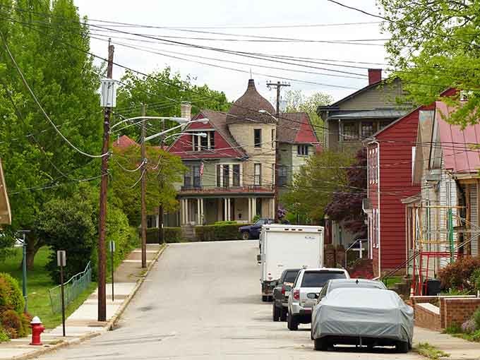 Victorian architecture climbs the hillside in layers of history, each home a testament to when craftsmanship actually mattered.