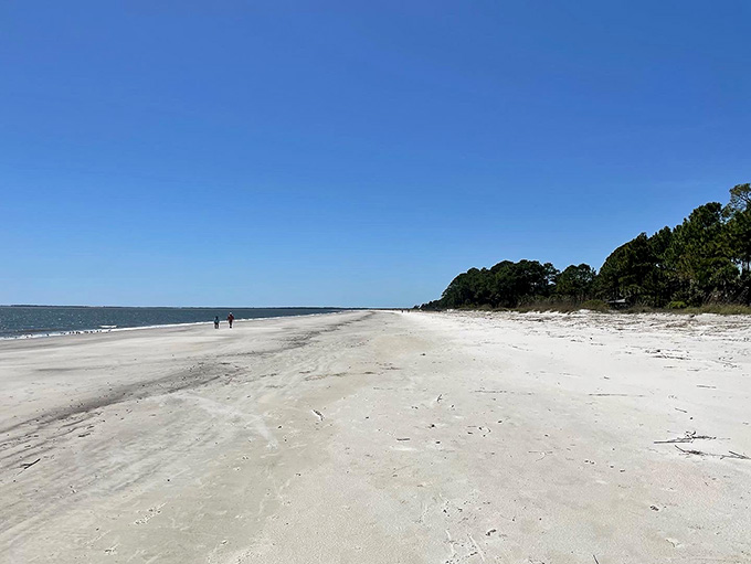 Miles of empty beach where your biggest decision is which direction to walk? That's not a vacation, that's therapy with better scenery.