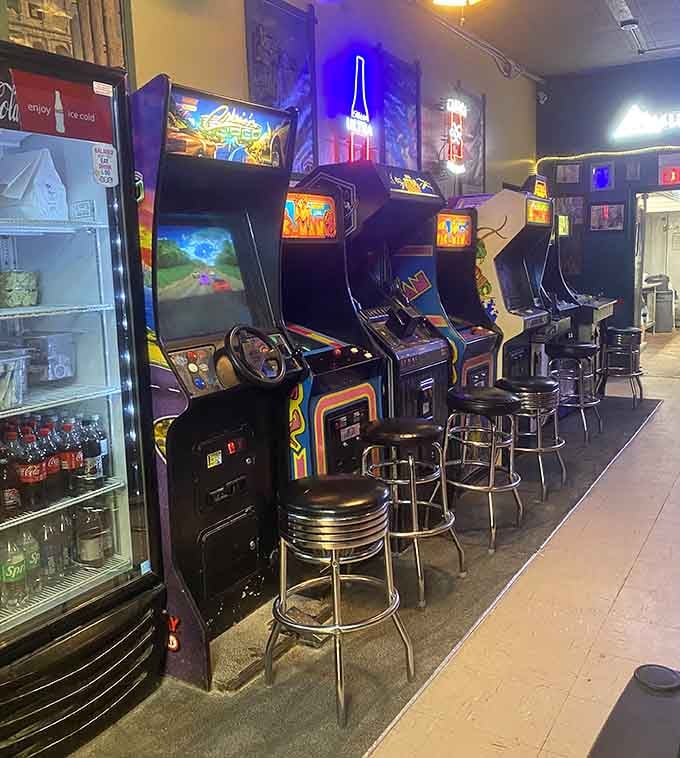 These vintage arcade cabinets transport you back when quarters bought happiness and high scores meant everything.