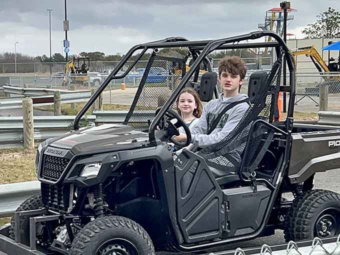 Side-by-side utility vehicles add another dimension to the experience, letting you navigate the grounds with off-road style.